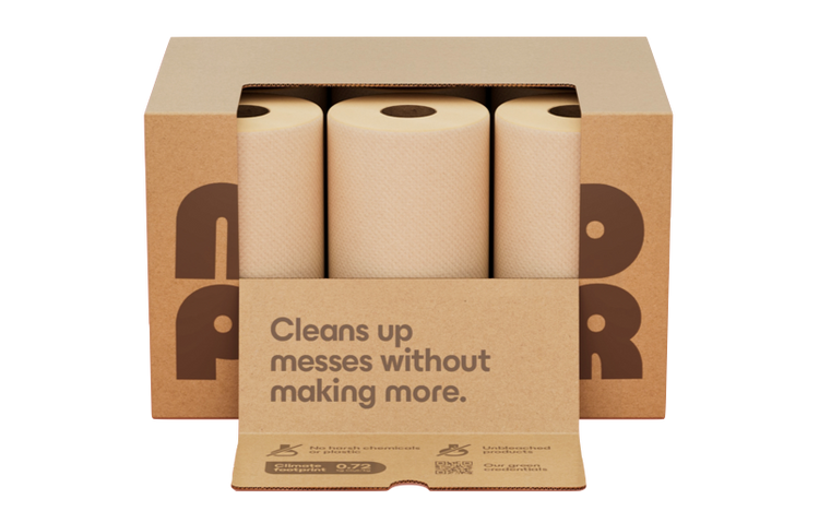 Unbleached Bamboo Kitchen Roll | Absorbent, Strong & Affordable – Naked ...
